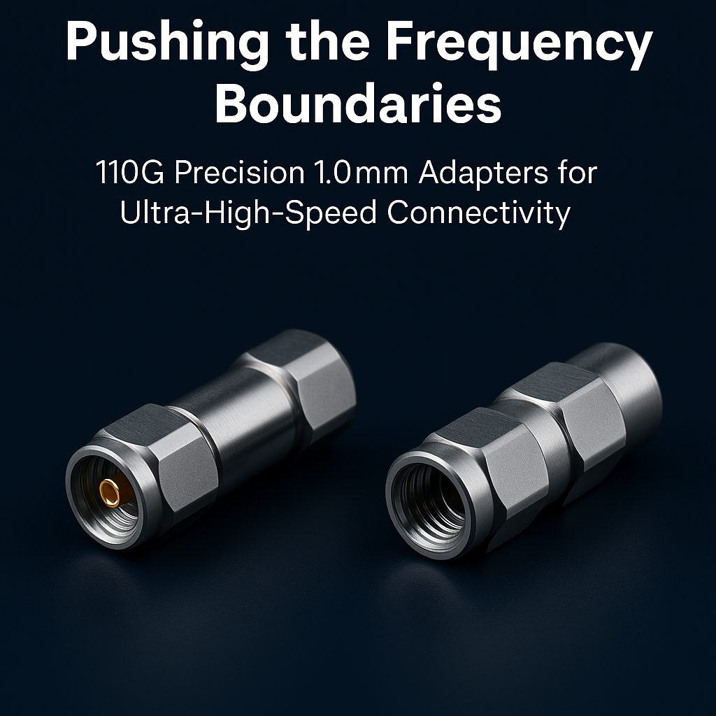 Pushing the Frequency Boundaries: 110G Precision 1.0mm Adapters for ...
